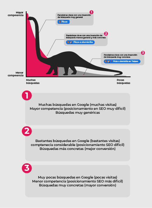 Qué son las palabras claves long tail y cómo mejorar el SEO de tu web
